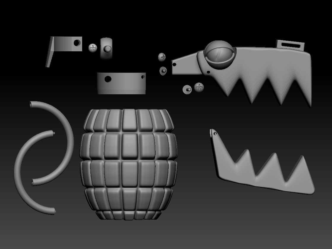 3D file Jinx Chompers Granades - League of Legends Cosplay - LOL 3D ...