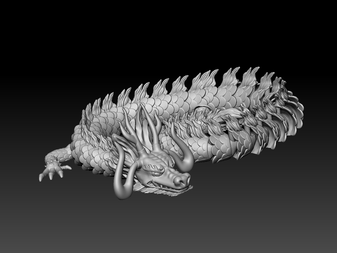 🐉 Articulated Dragon - Kaido One Piece・ STL File for ・Cults
