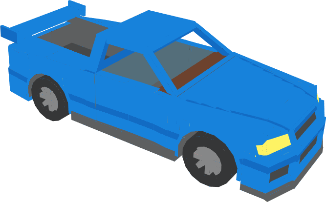 Файл OBJ Low poly Nissan R34 Skyline Pickup Truck 🚚・Модель 3D-принтера ...