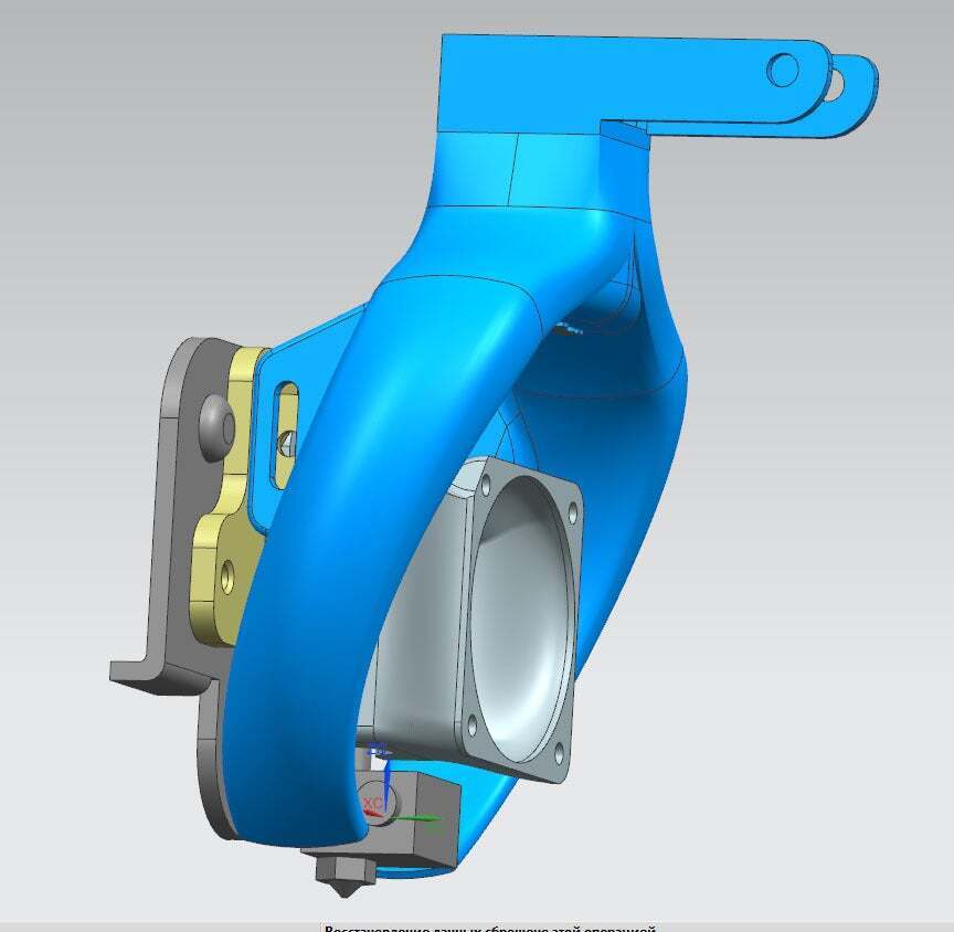 Free STL file Fan duct for KingRoon KP3 🔧 ・3D printer design to ...