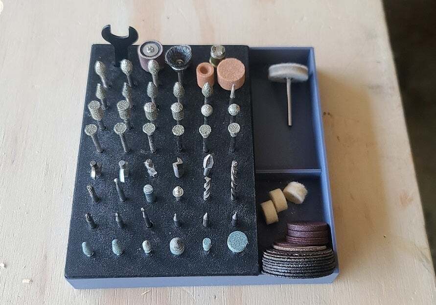 🧞‍♂️ Dremel Bit Holder, No Infill・Free STL File for ・Cults