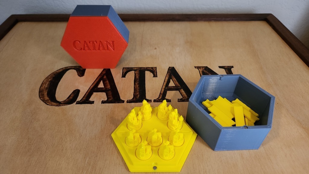 Free 3D file Catan Piece Storage Boxes 🎲 ・3D print object to download・Cults