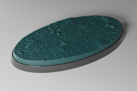 STL file 10x 75x42 mm base with stoney forest ground 🔨 ・Model to ...