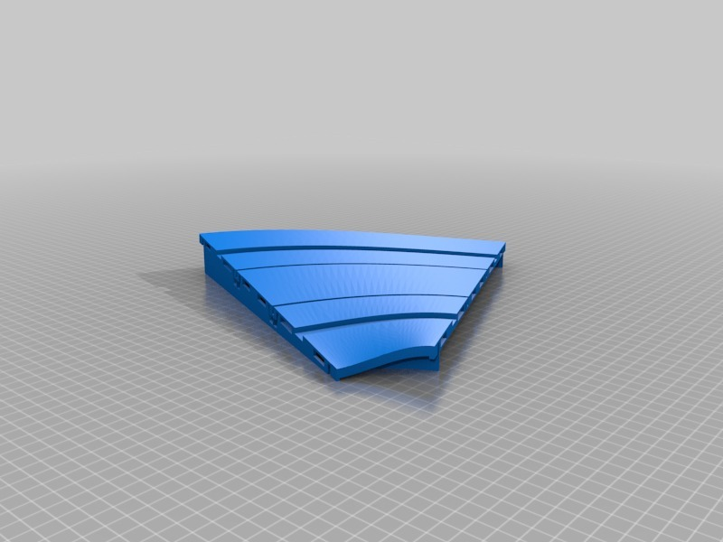 Free 3D file R1.5 cambered curve - slot car track and borders ...