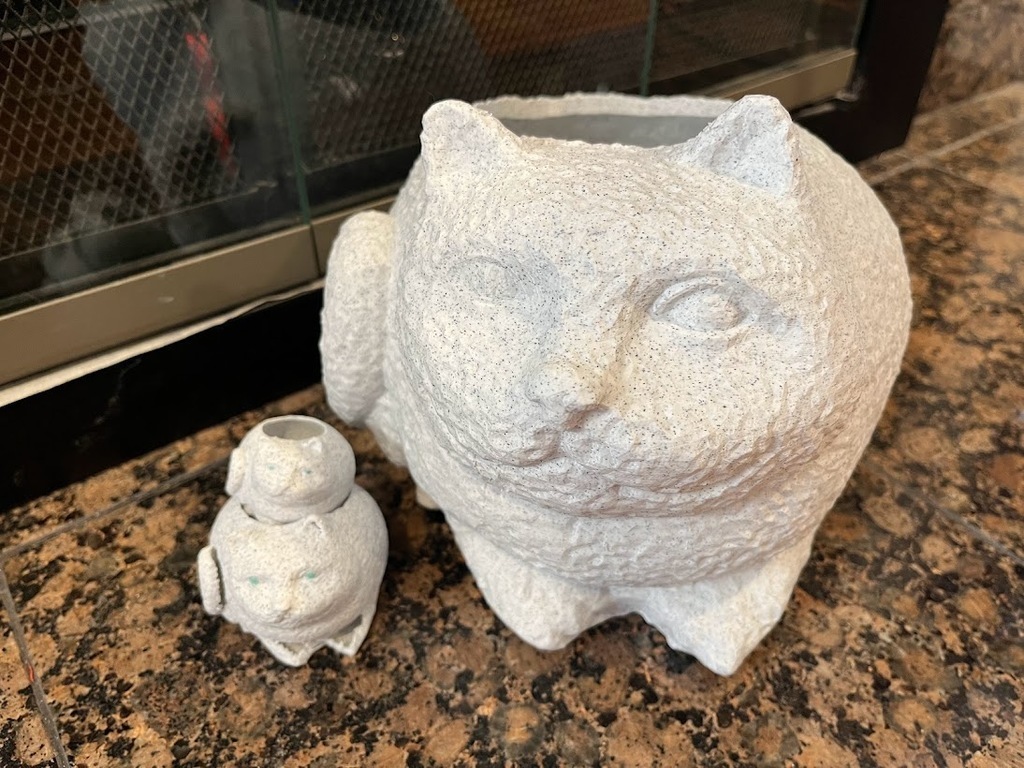 Free STL file Fat Cat bowl/planter 🐱 ・3D printer design to download・Cults
