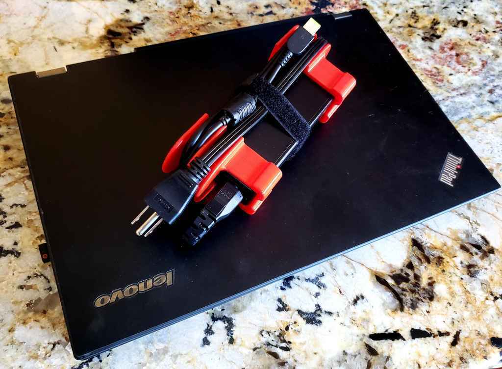 Free STL file Lenovo power adapter cable wrap ends 🔌 (STEP)・Object to ...