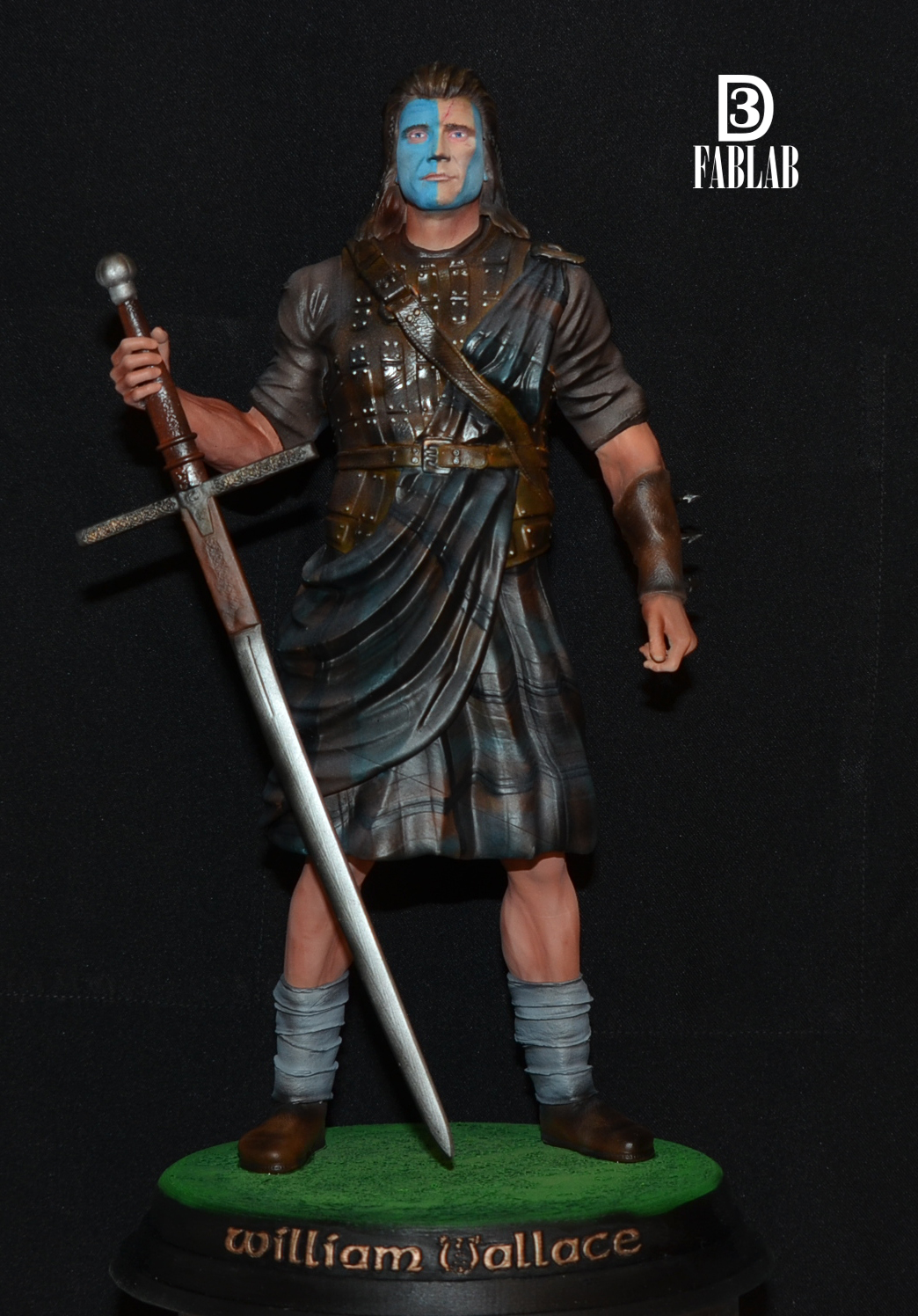 🗿 William Wallace Braveheart・ STL File for 3D printing・Cults