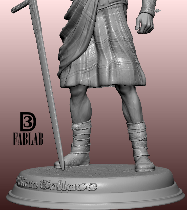 🗿 William Wallace Braveheart・ STL File for 3D printing・Cults