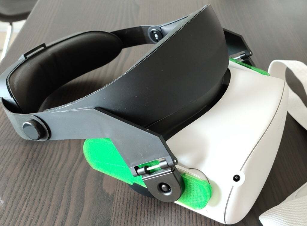 Free STL file Oculus Quest2 GOMRVR HALO Strap Bracket 😇 ・Template to ...