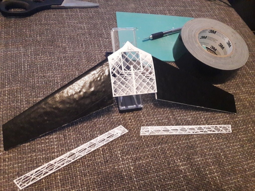 3D print Micro Flying Wing for V911/F949 receiver bricks・Cults