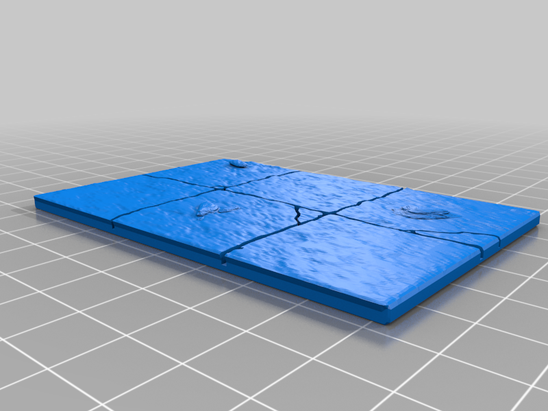 ⚔ A bunch of frozen horror tiles・Free 3D File for ・Cults