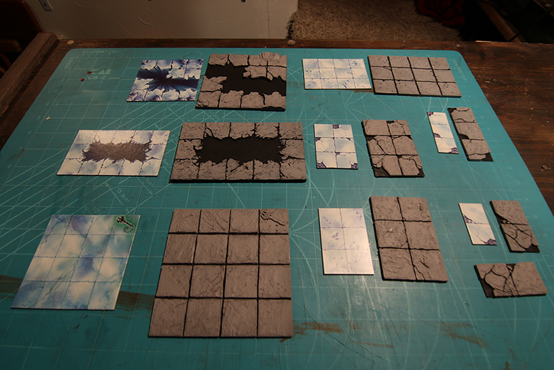 ⚔ A bunch of frozen horror tiles・Free 3D File for ・Cults