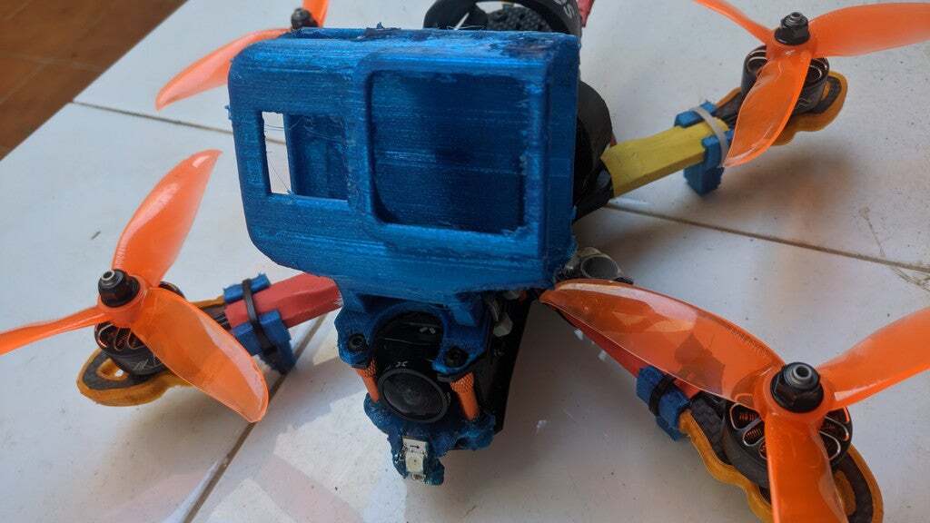 Free STL file GoPro Hero 8 Mount for deDrones Helium (Reddy) 🚁 ・3D ...