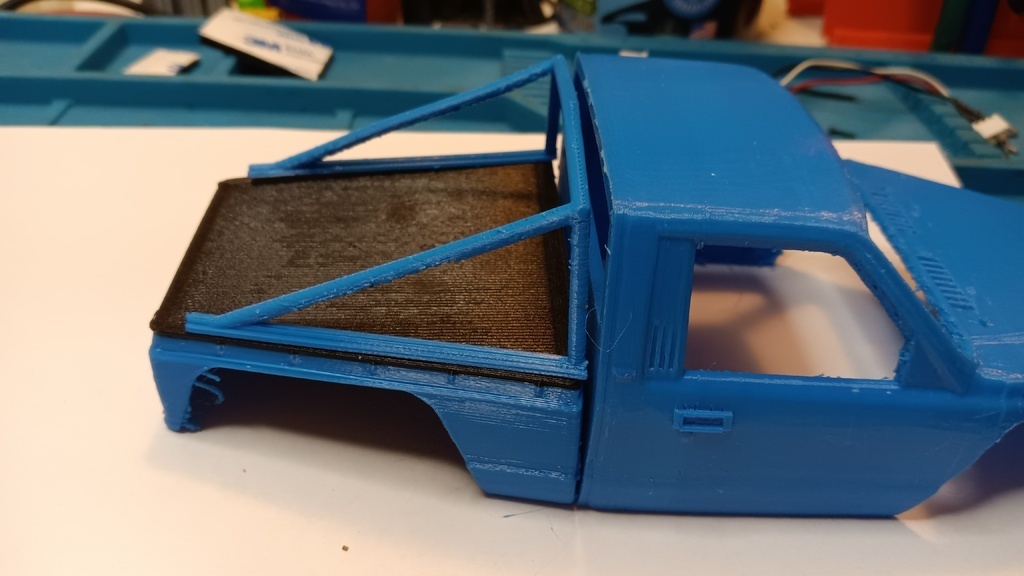 🚗 Roll Bar for scx24 Toyota covered bed・Free 3D File for ・Cults