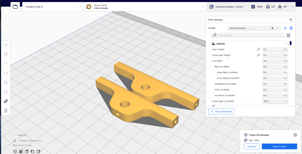 🦄 rc crawler 73mm and 78mm generic unicorn body mounts..・Free 3D File ...