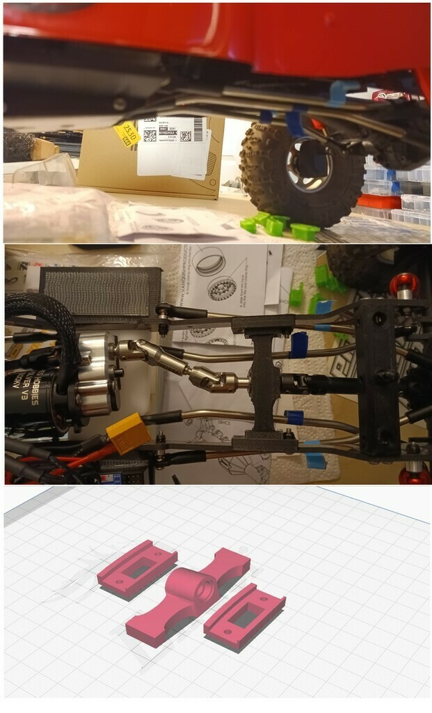 🚁 Crawler Carrier Bearing GSpeed FS Gshot・Free 3D File for ・Cults