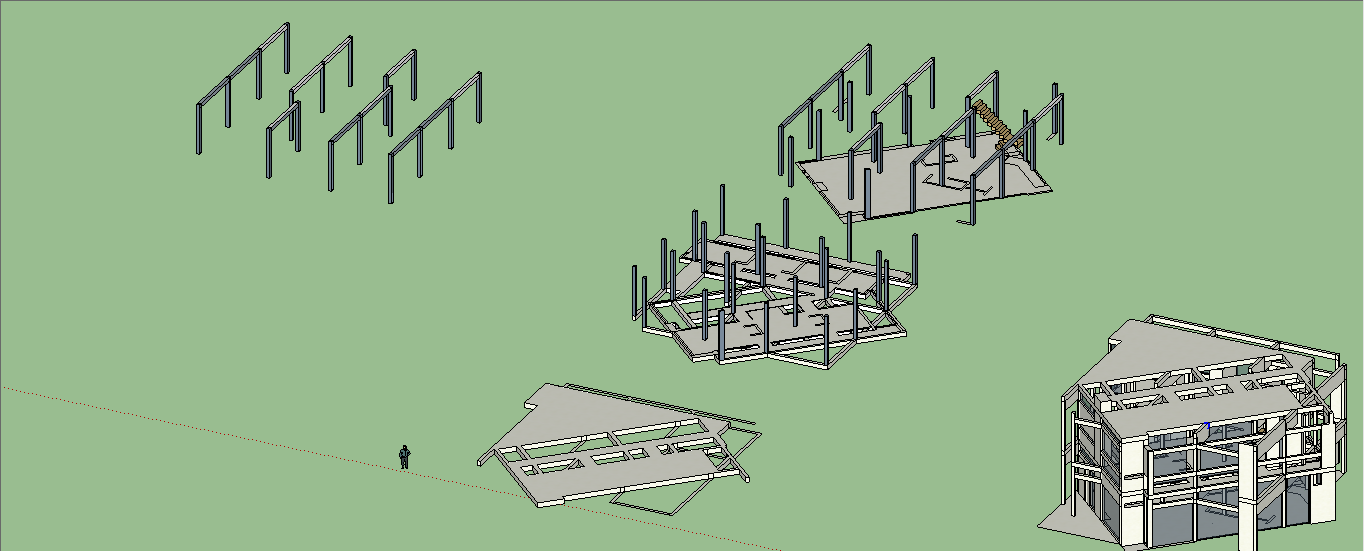 🏠 HOUSE III (MILLER) PETER EISENMAN・ 3D File for ・Cults