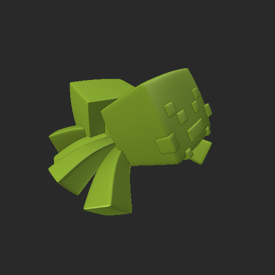 STL file Stylized Minecraft Spider Keychain 🕷️ ・3D print model to ...