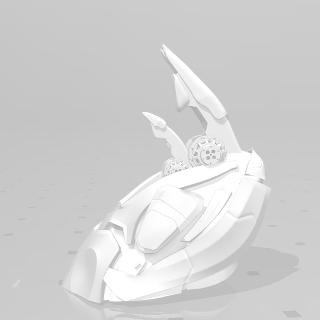 Free STL file Rhino (Mecha) Head 🦏 ・3D printable model to download・Cults