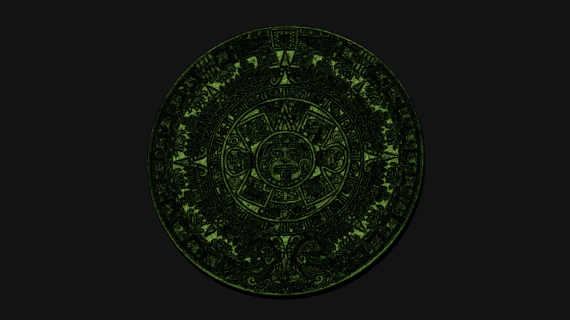 STL file Aztec Calendar 📅 (OBJ)・3D printing idea to download・Cults
