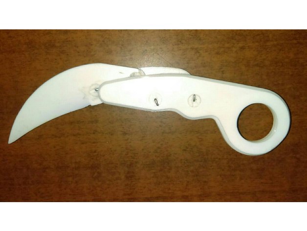 Free STL file Morphing_Karambit_v1_fang_folding_knife 🎨 ・3D printable ...