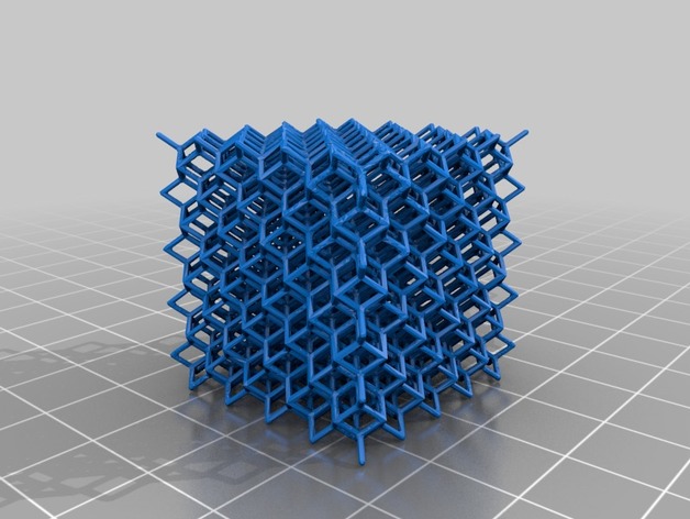 🎨 Lattice_Structures_-_Mikrostrukturen・Free STL File for ・Cults