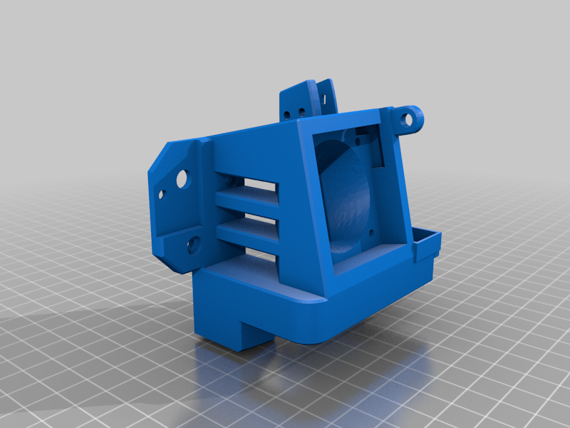 🔧 Satsana Fan Mount Ender 3v2 with 5015 Fan Channel・Free STL File for ...