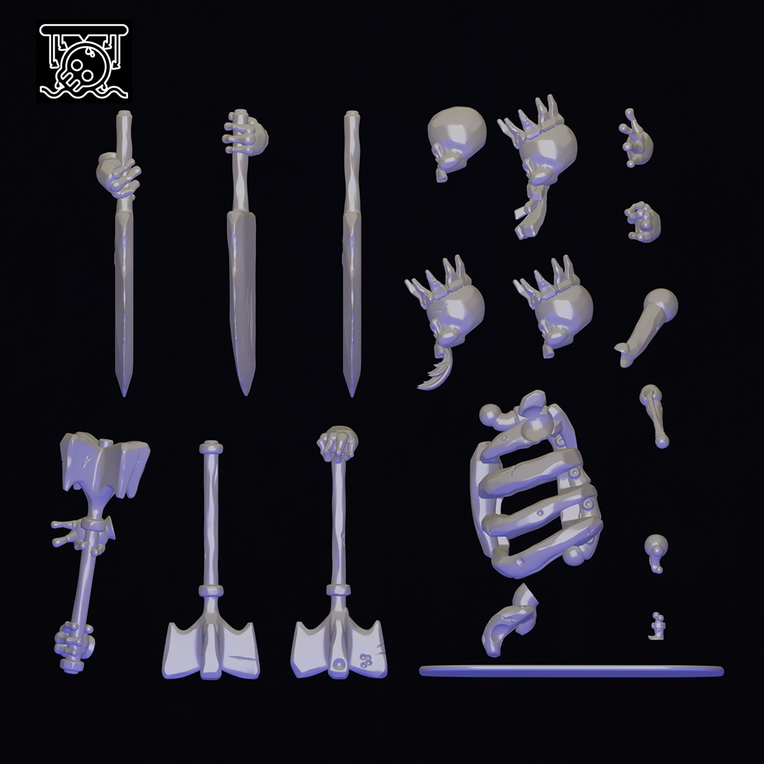 🦴 Bone Giant King・Free 3D File for ・Cults