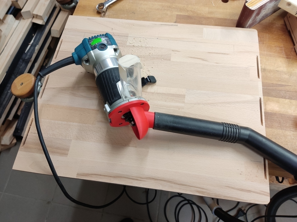 Free 3D file Makita RT0700 Katsu baseplate with dust collector v2 no ...