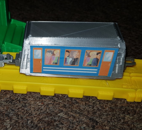 Free STL file Thomas Adventures Carriage with Filament Axles 🪢 ・3D ...