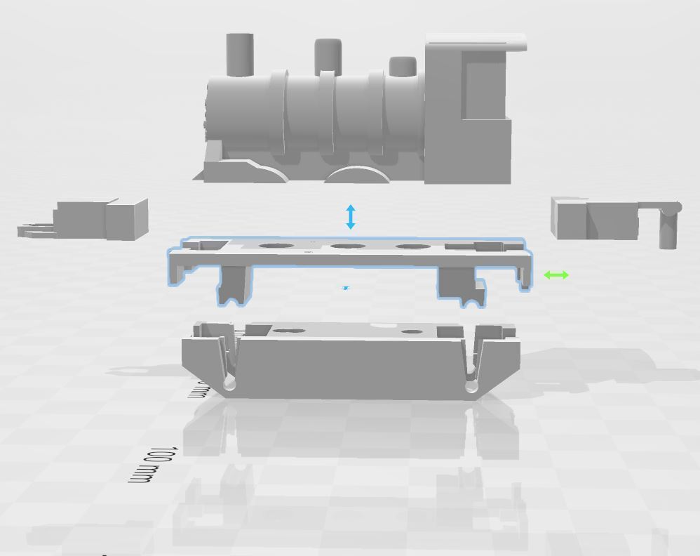 Archivo STL gratis Adaptador de carro de Take N Play a Thomas Adventures ️ ・Objeto de impresión ...