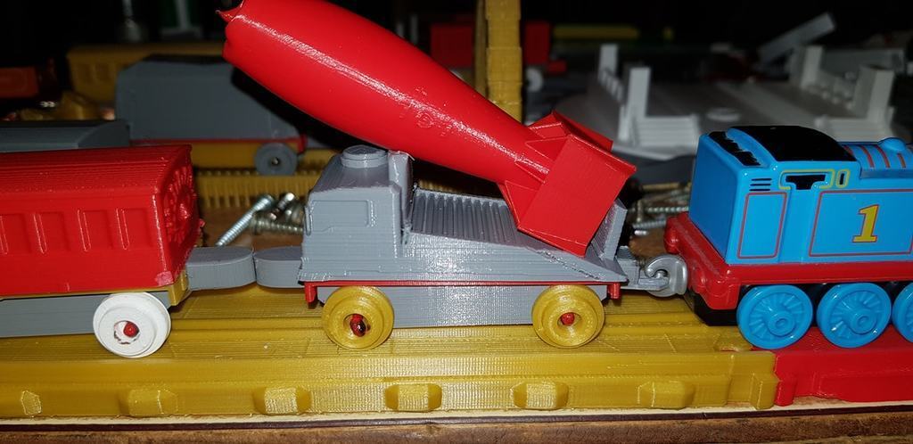 Archivo STL gratis Adaptador de carro de Take N Play a Thomas Adventures ️ ・Objeto de impresión ...