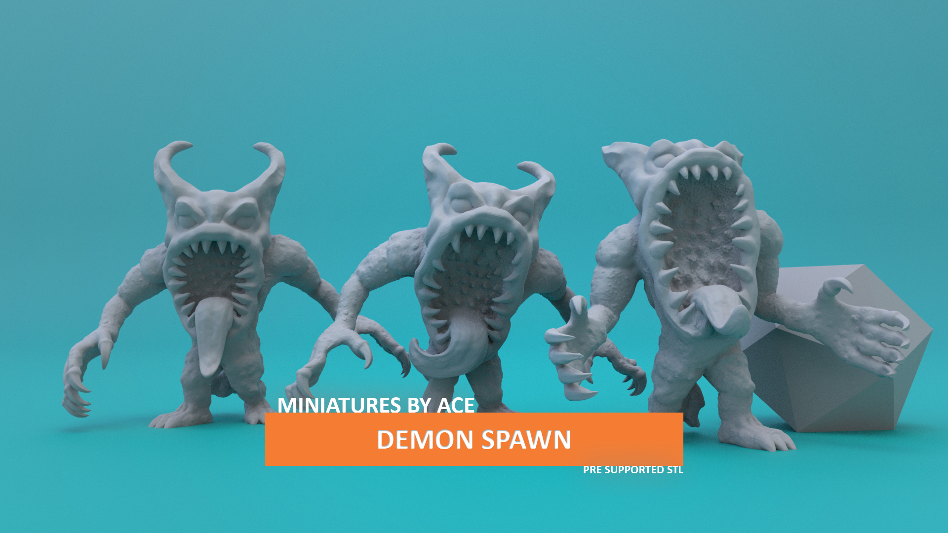 🎲 Demon Spawn / Devils・ STL File for ・Cults