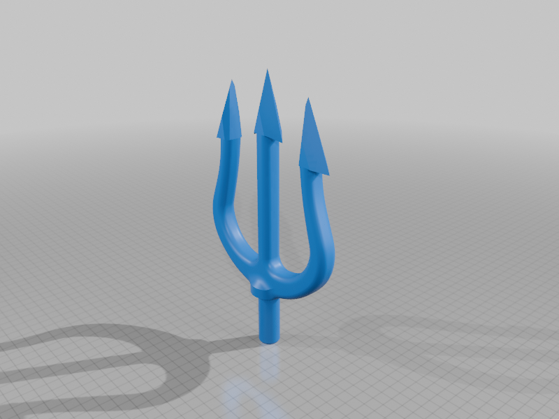 🔱 Trident or devil pitchfork・Free 3D File for ・Cults