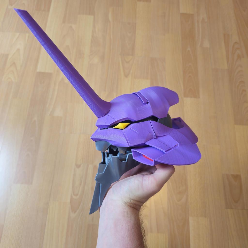 👤 EVA Unit 01 Head Bust from Neon Genesis Evangelion・Free STL File for ...