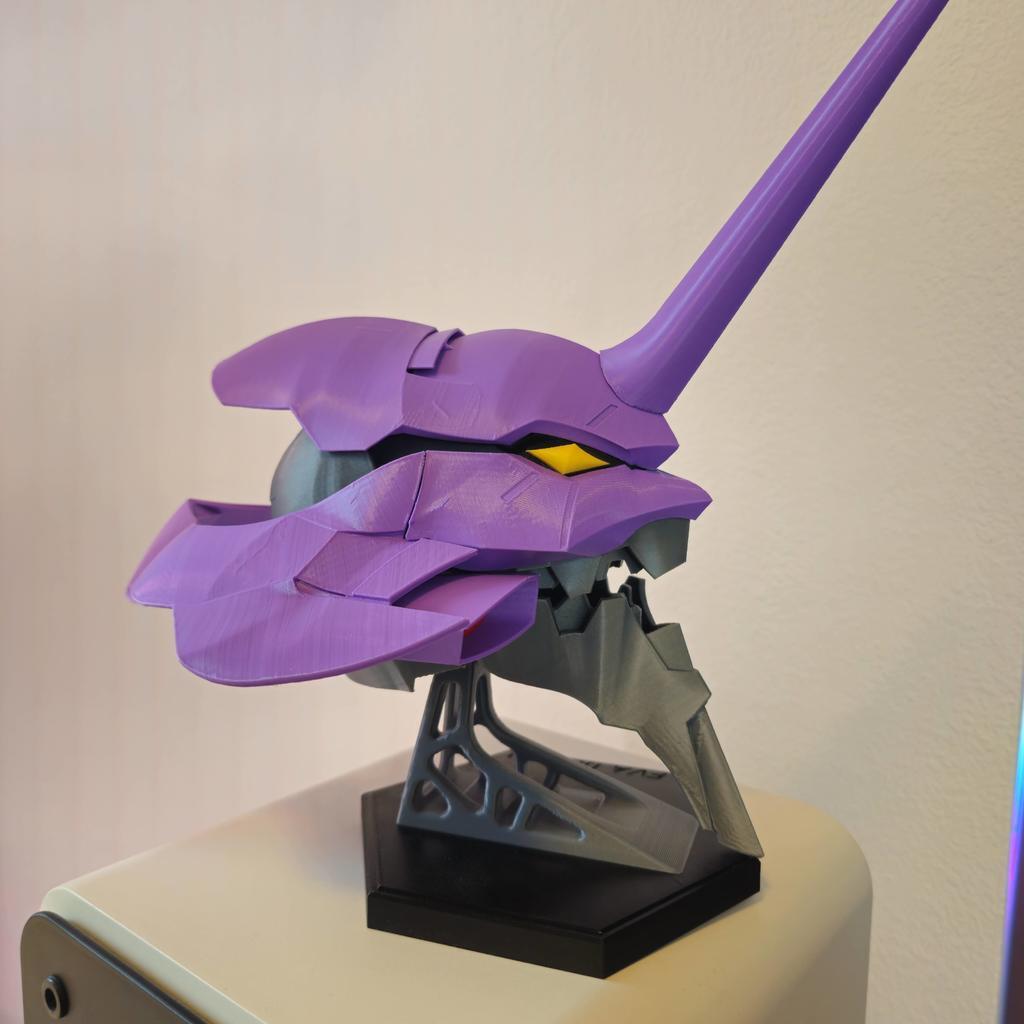 👤 Busto con cabeza de la unidad EVA 01 de Neon Genesis Evangelion・Archivo STL Gratis para ...