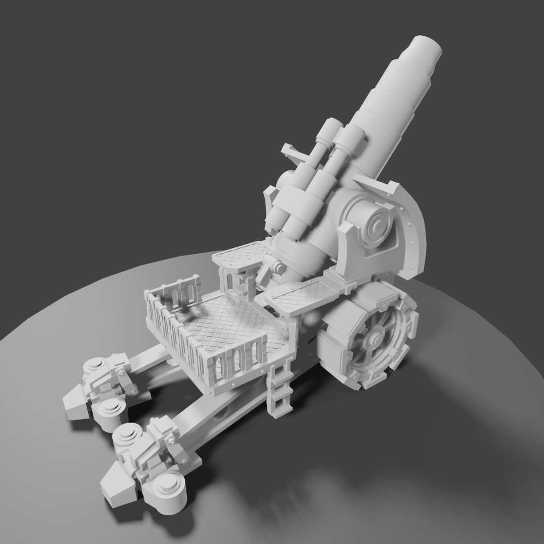 Free STL file Big Bertha trench artillery Shovel Howitzer. 🧨 ・3D ...