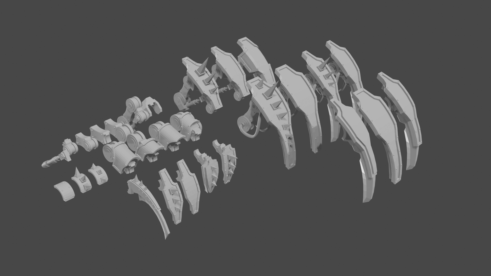 🤖 Modular Mechanical Legs・ STL File for 3D printing・Cults