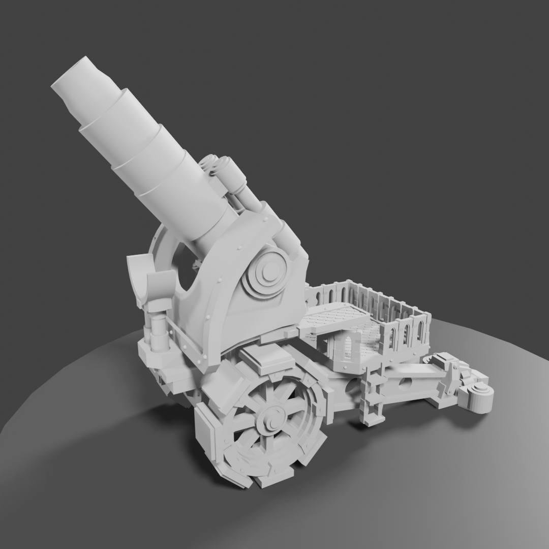 Free STL file Big Bertha trench artillery Shovel Howitzer. 🧨 ・3D ...