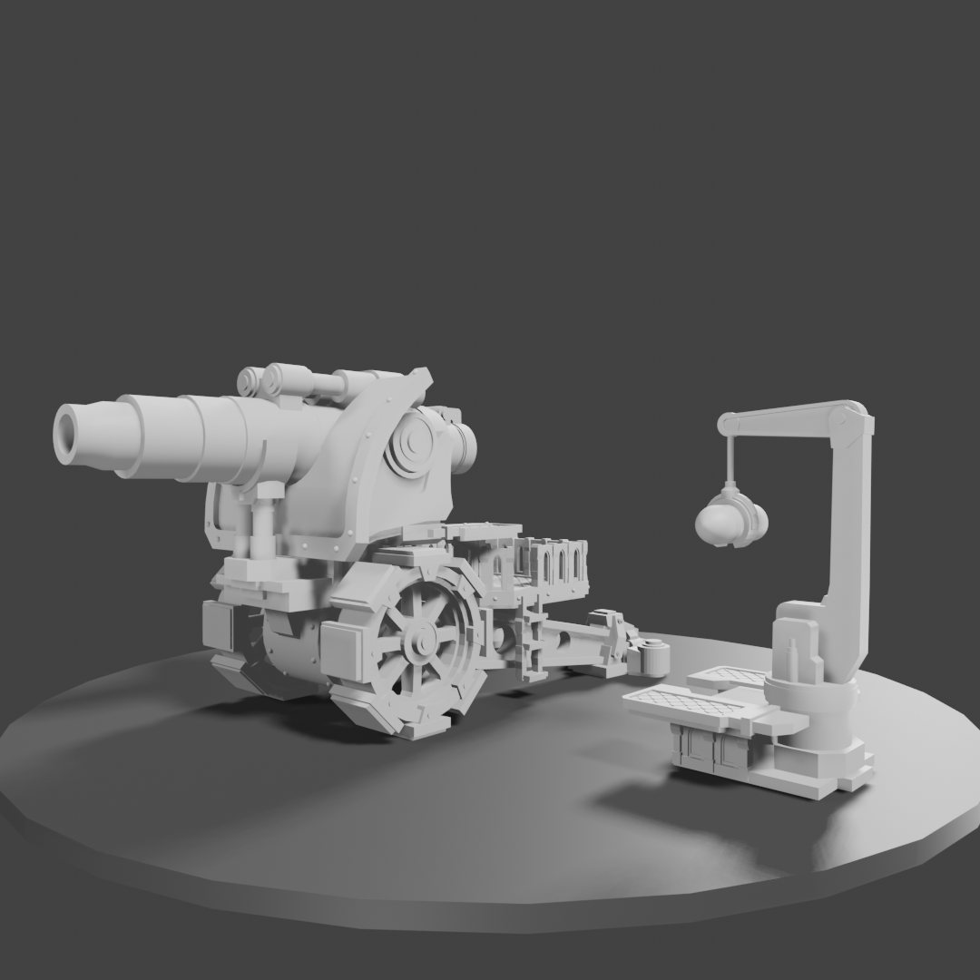Free STL file Big Bertha trench artillery Shovel Howitzer. 🧨 ・3D ...
