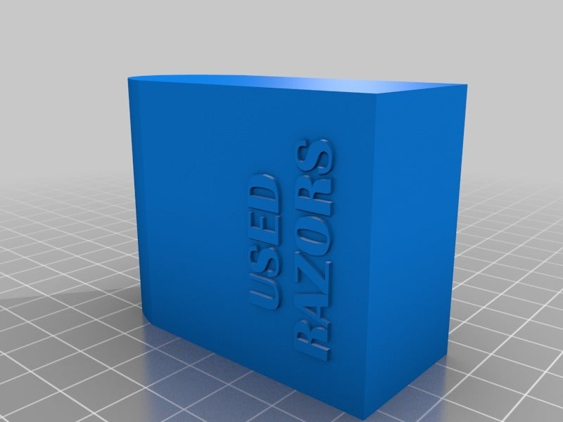 Free STL file Used Razor Blade Bank 🪒 (STEP)・Model to download and 3D ...