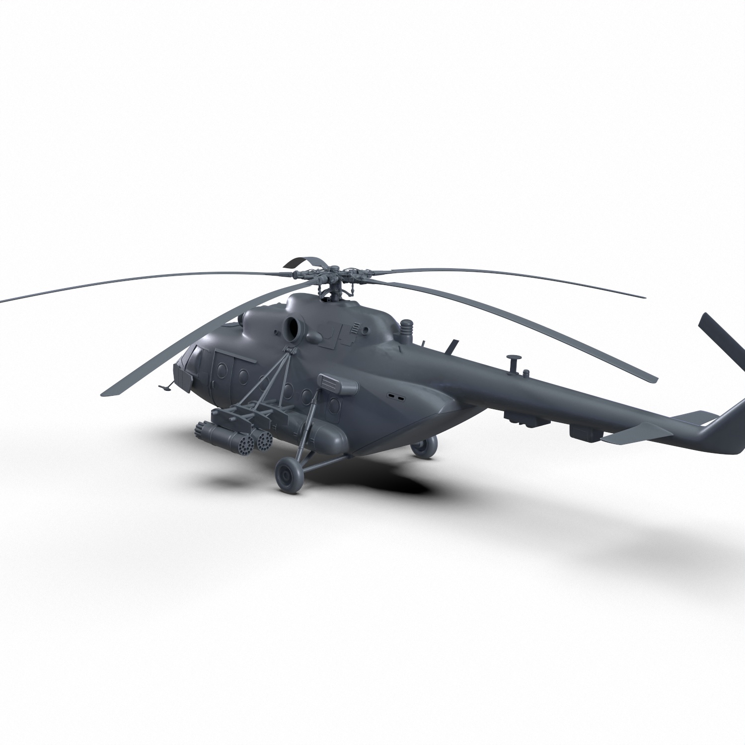 🚁 Helicopter Mi-8 AMTSH・ 3D File for 3D printing・Cults