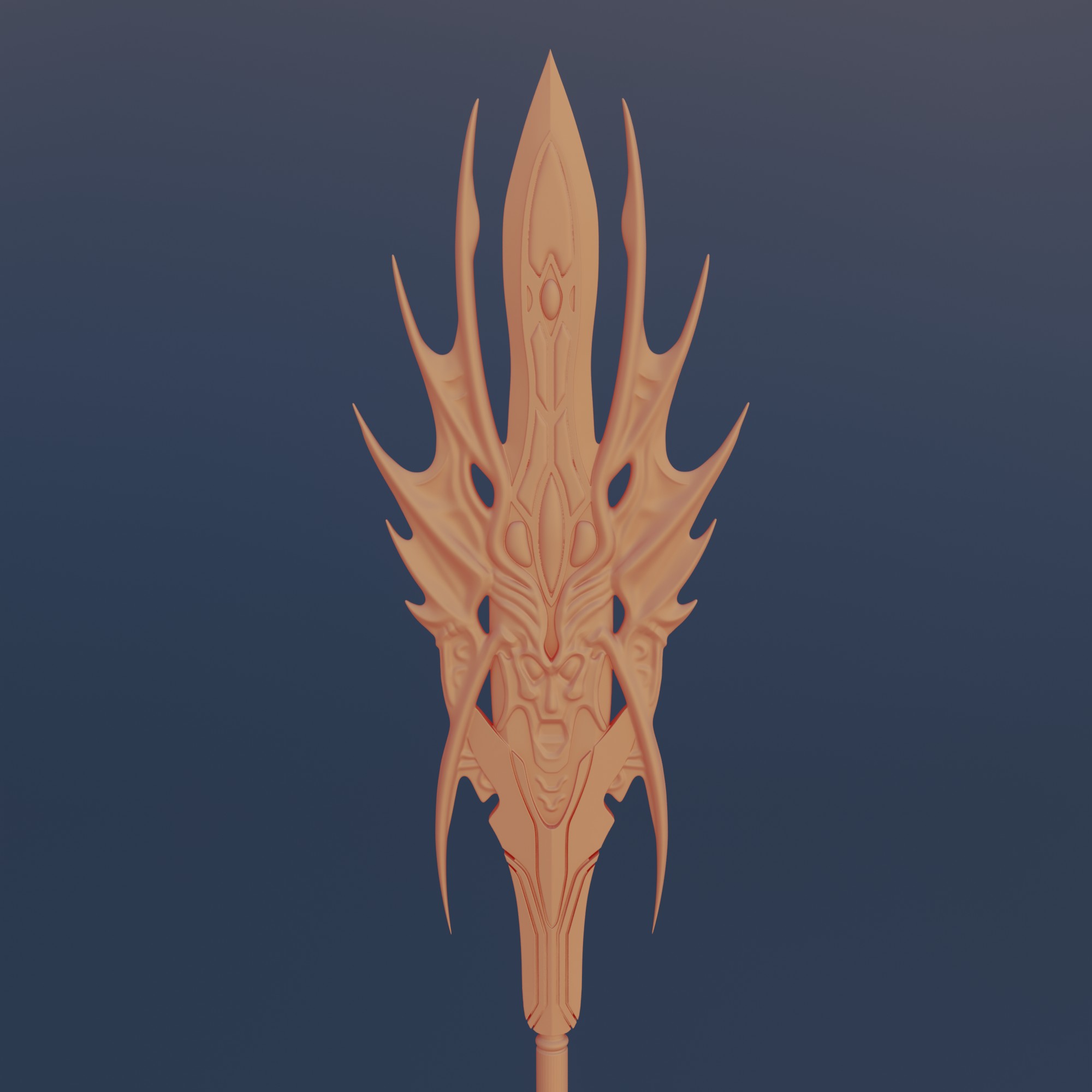 3D file Staff L2 Arcana Mace 🎲 ・3D printing design to download・Cults