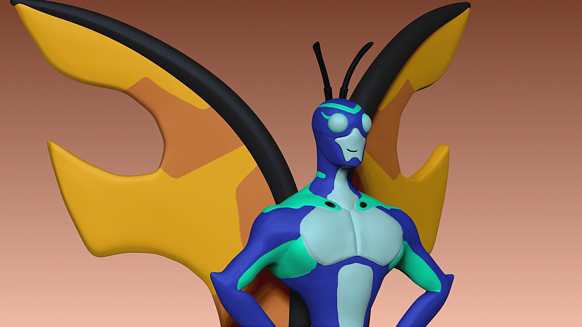 STL file BEN 10 - alien Stinkfly (reboot) v 1.0 👽 ・3D printable model to download・Cults