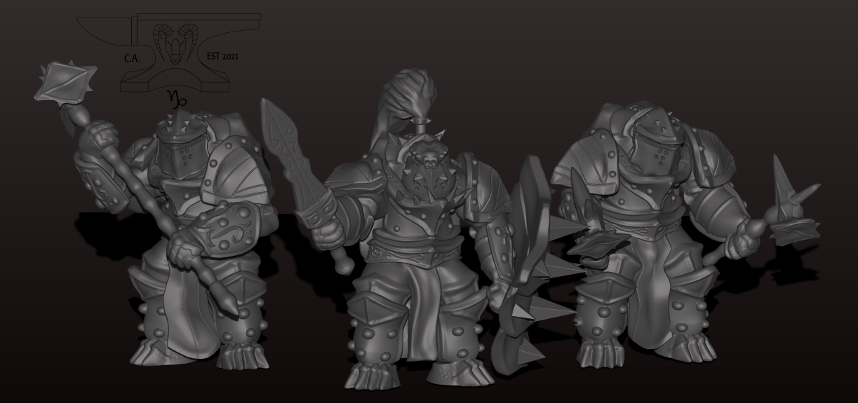 STL file Knights of the Ironshell 🎲 ・3D print design to download・Cults