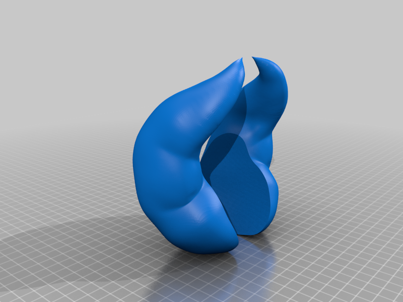 🤘 Albedo Horns - Overlord・ STL File for ・Cults