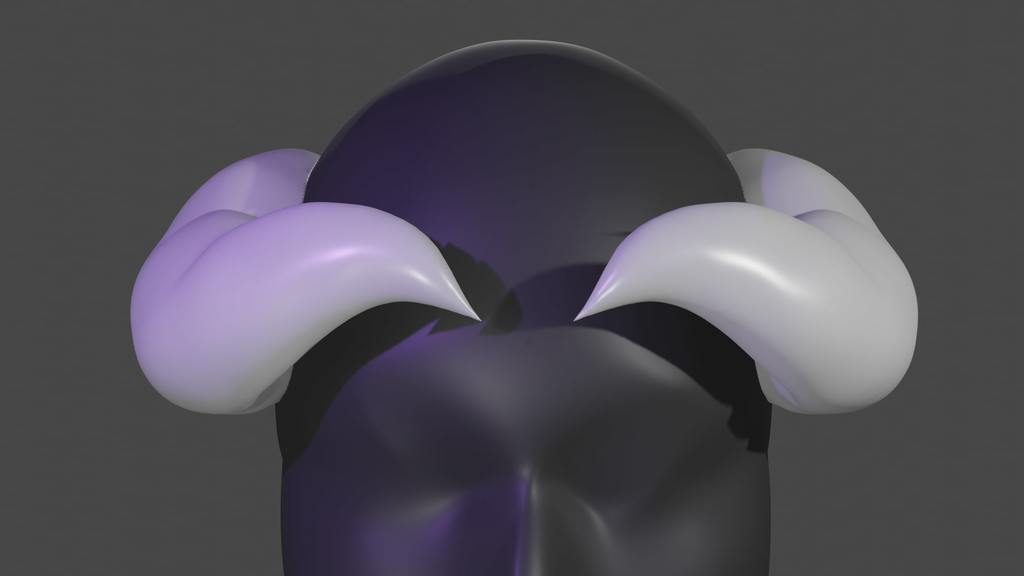 🤘 Albedo Horns - Overlord・ STL File for ・Cults