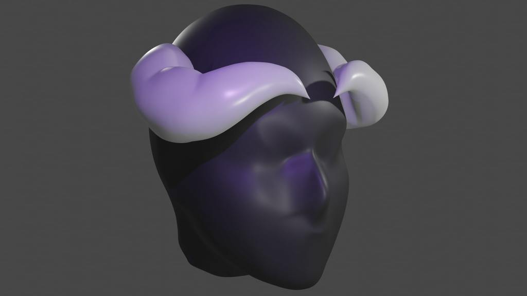 🤘 Albedo Horns - Overlord・ STL File for ・Cults