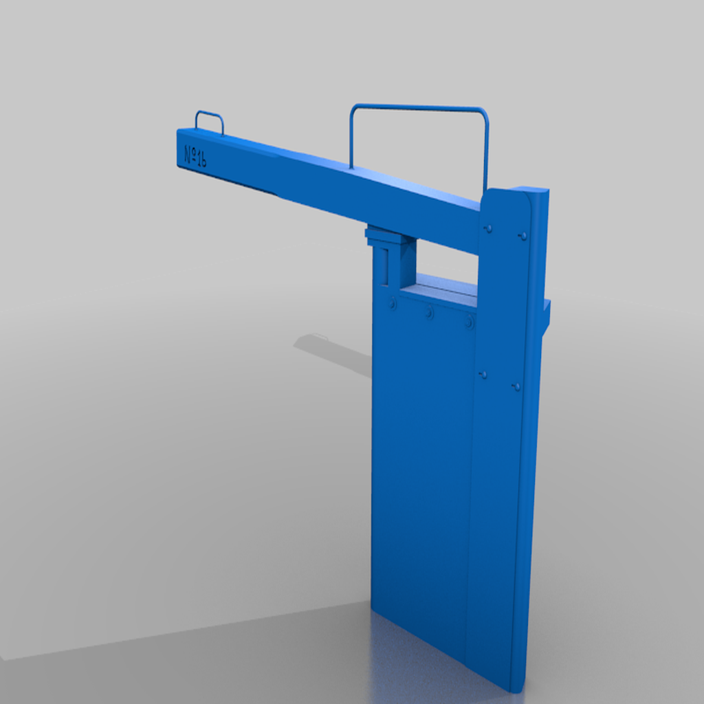 🔒 Canal Lock Gates and Paddles・Free STL File for ・Cults