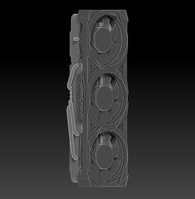 Free STL file Graphic Card RTX (50*50*10 Fan) 📱 ・Model to download and ...